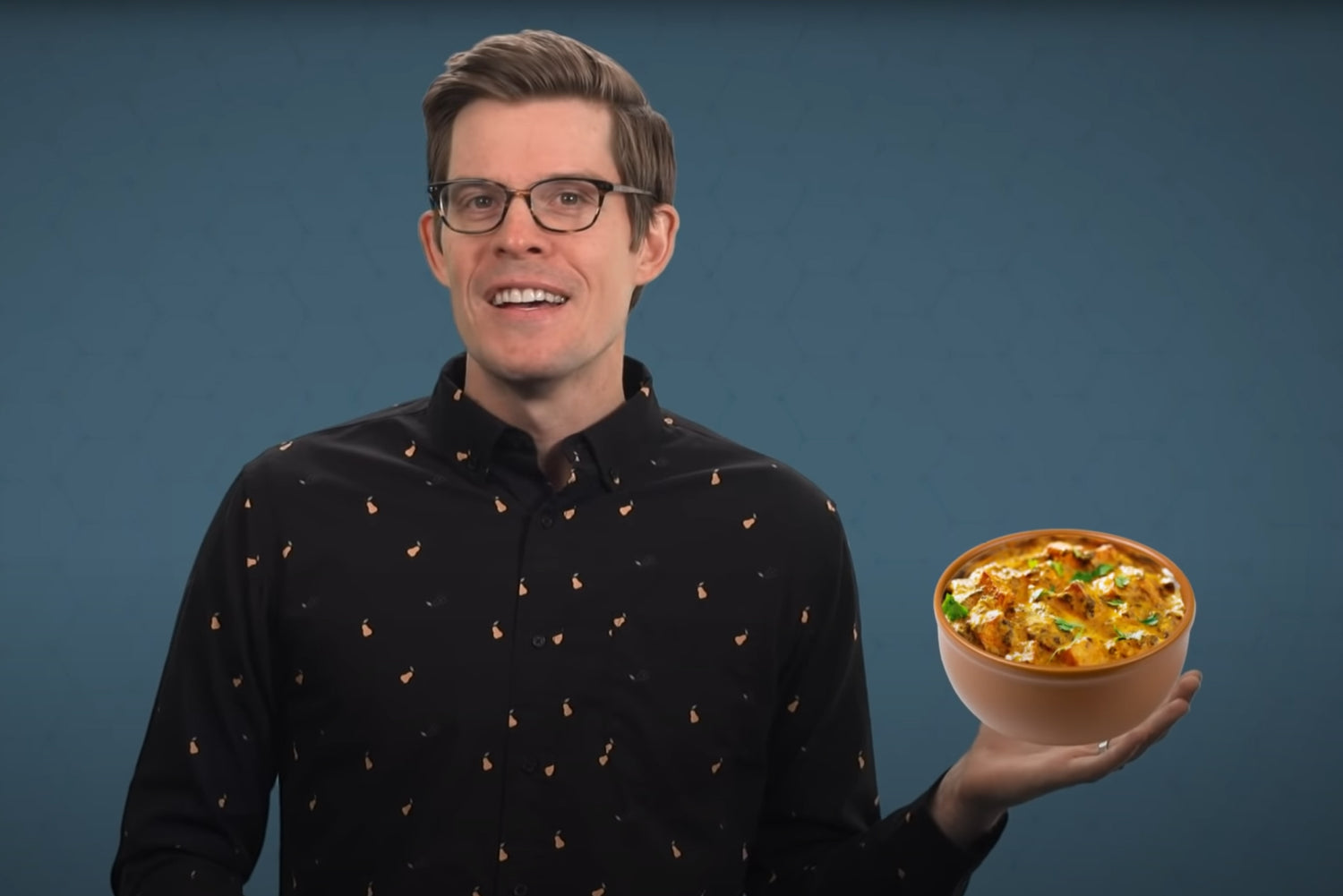 It’s Okay To Be Smart’s Joe Hanson Seen Wearing Our Pears Print Shirt ...